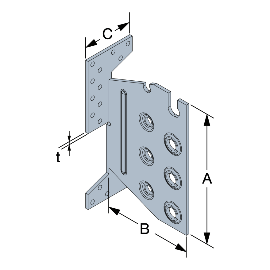 Simpson Tu12 Concealed Beam Hanger - The Best Picture Of Beam